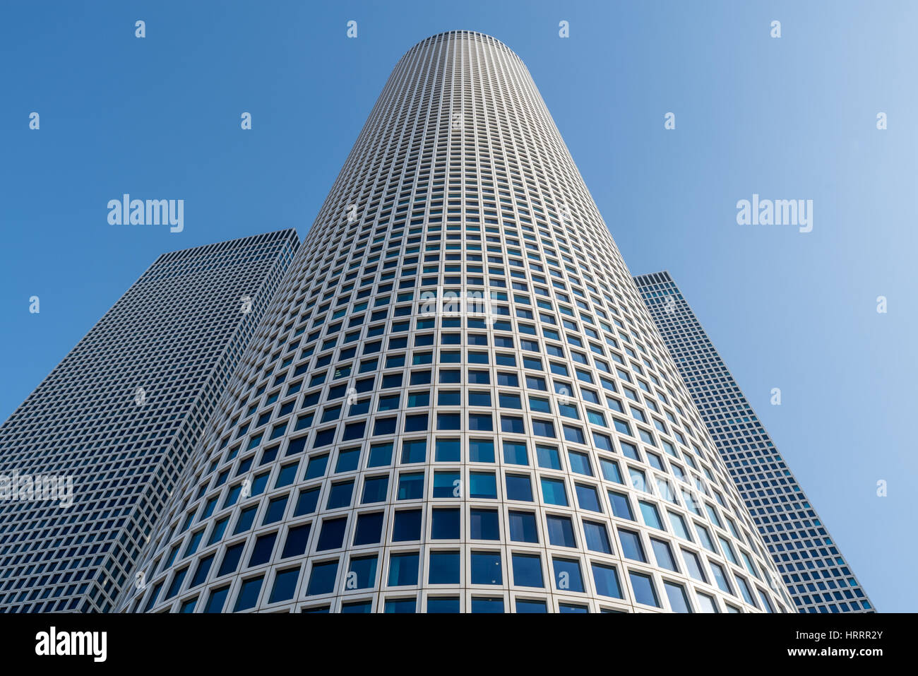 Israel, Tel Aviv-Yafo, Azrieli center - building - towers Stock Photo ...