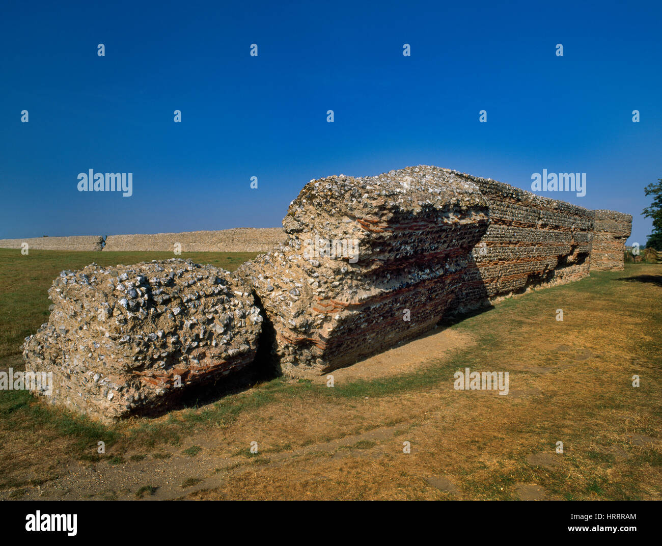 Burgh castle roman fort hi-res stock photography and images - Alamy