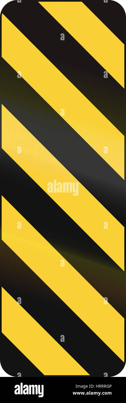 United States MUTCD road sign - Chevron Stock Photo - Alamy