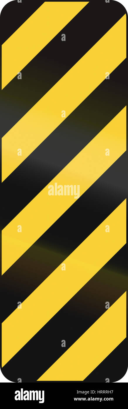 United States MUTCD road sign - Chevron Stock Photo - Alamy