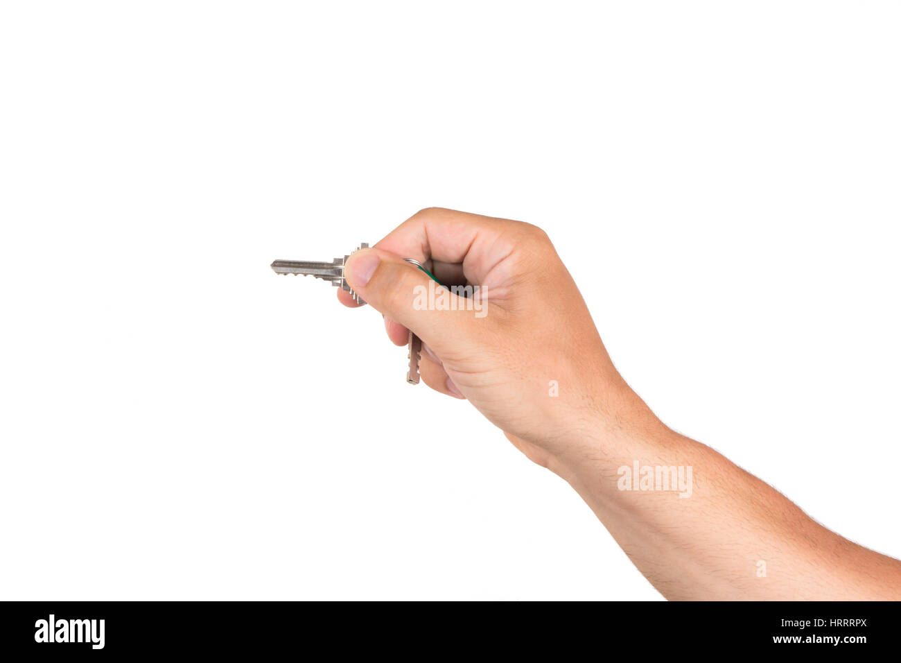 Hand with key Stock Photo - Alamy