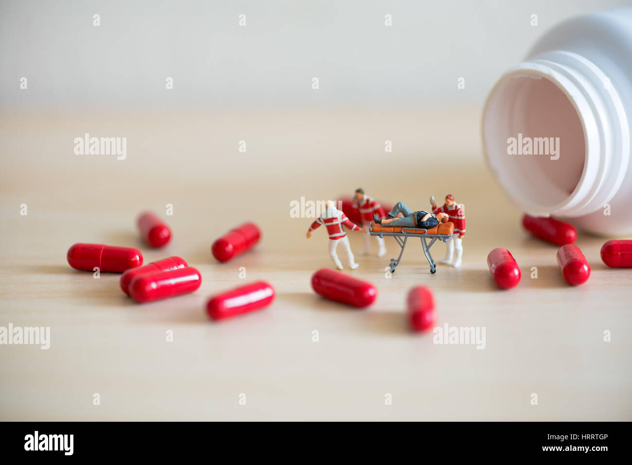Drog overdose concept. Macro photo Stock Photo - Alamy