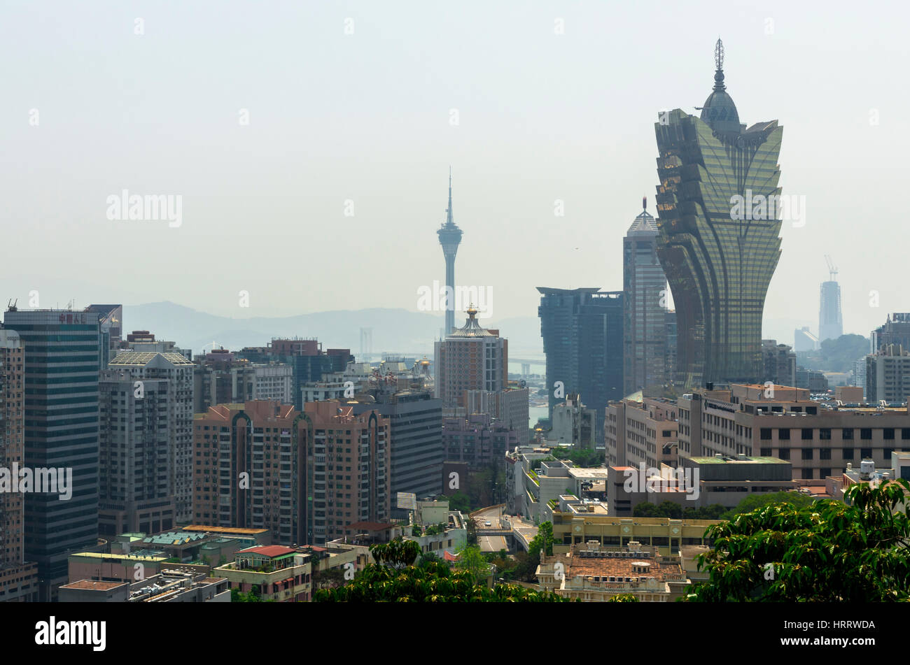 Cityscape of Macau Stock Photo - Alamy