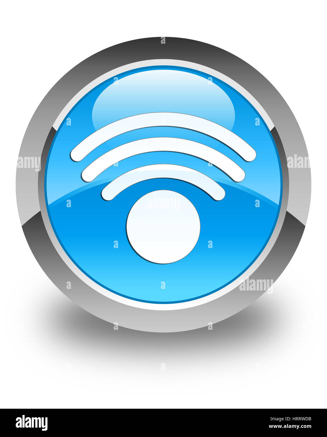 Wifi symbol blue hi-res stock photography and images - Alamy