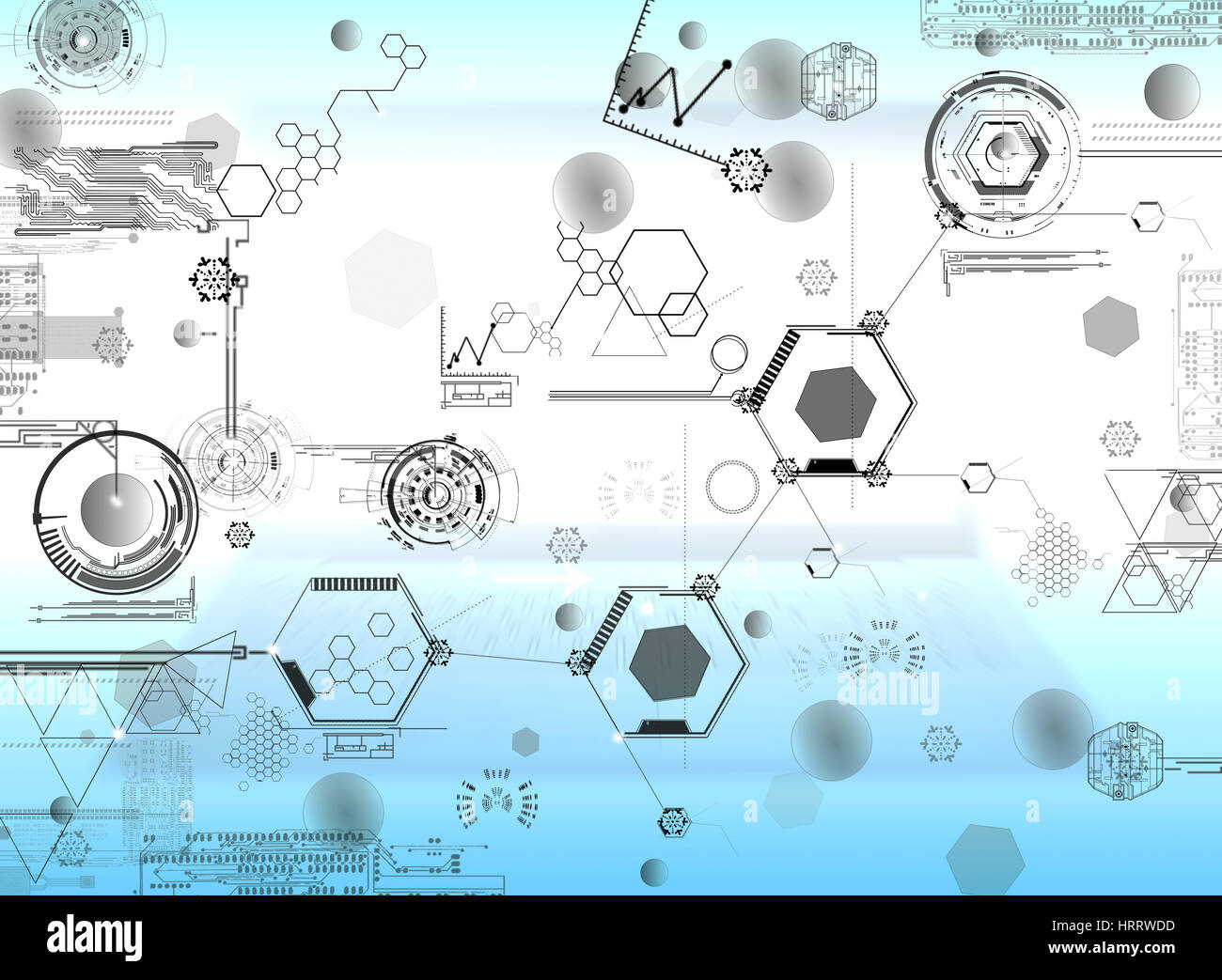 World of futuristic business Stock Photo - Alamy