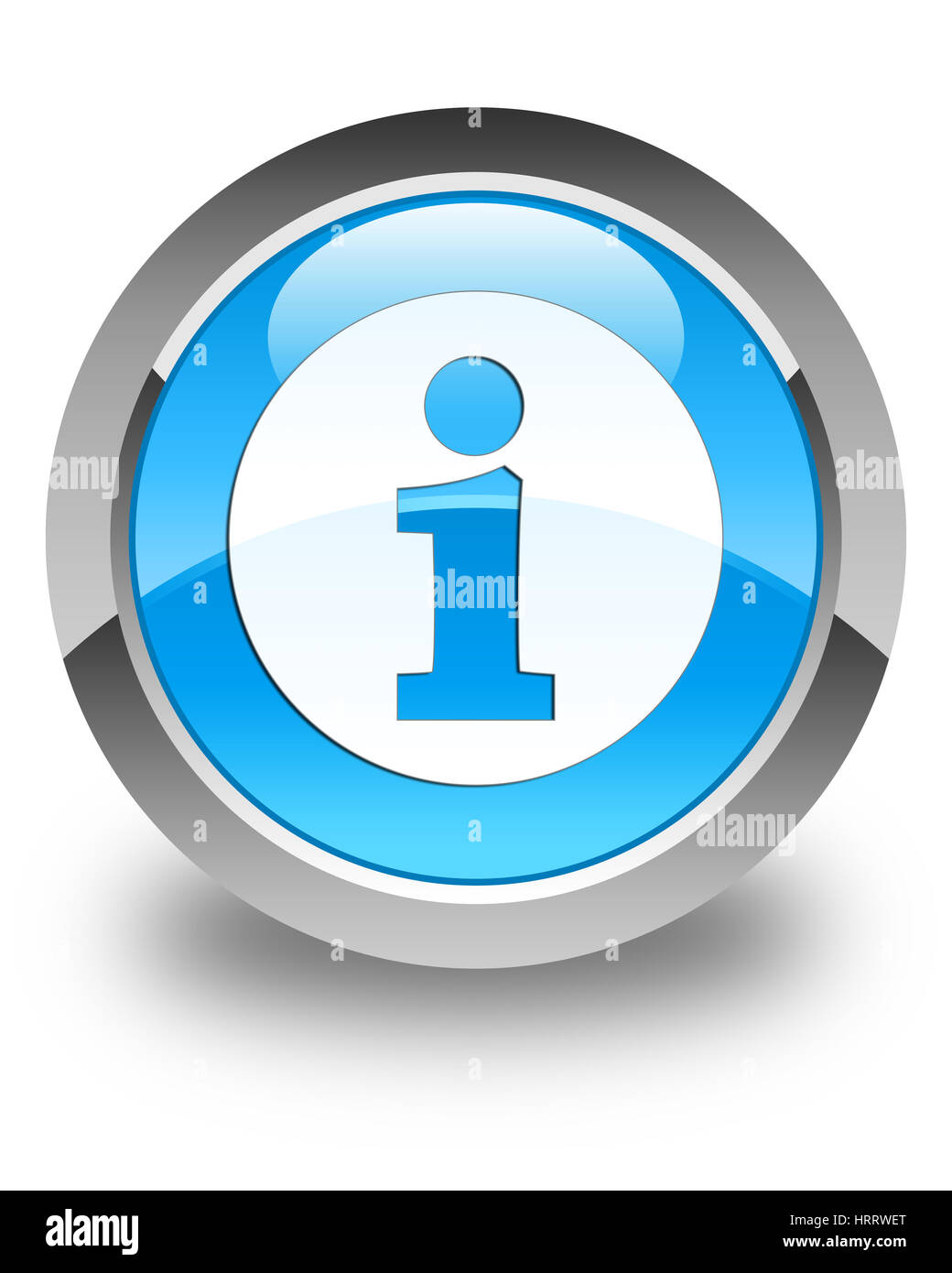 Blue sign info symbol icon hi-res stock photography and images - Alamy