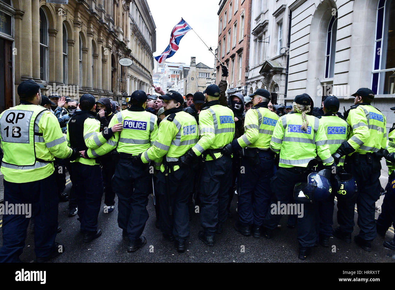 Bristol protest police hi-res stock photography and images - Alamy