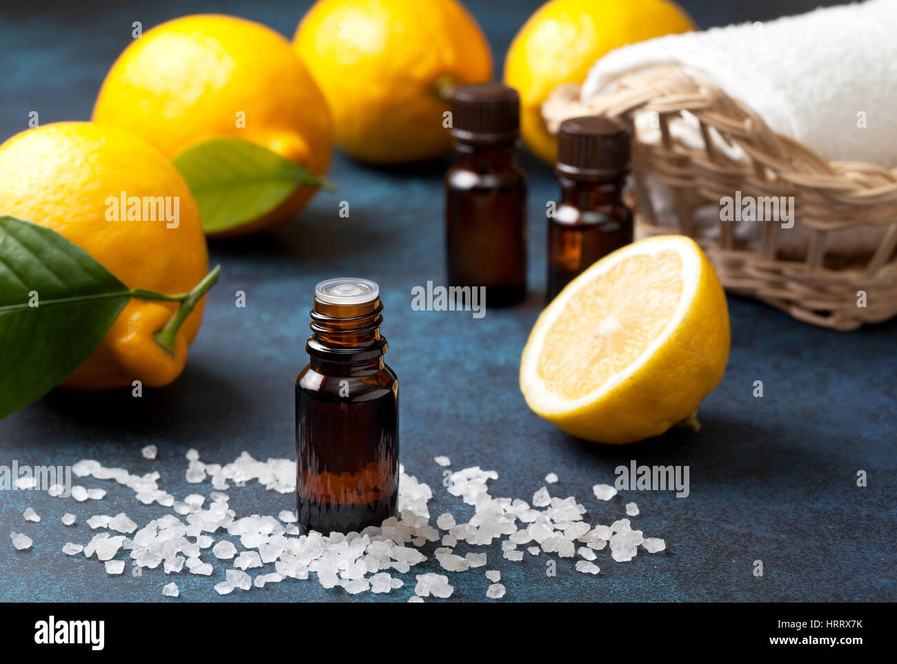 Oil with lemon hi-res stock photography and images - Alamy