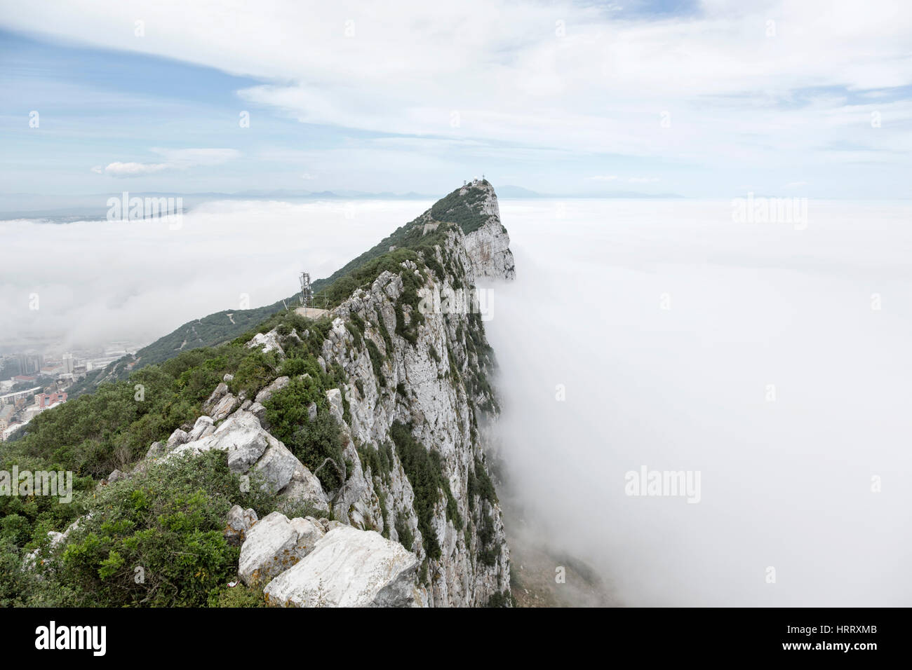 The Rock of Gibraltar Stock Photo - Alamy