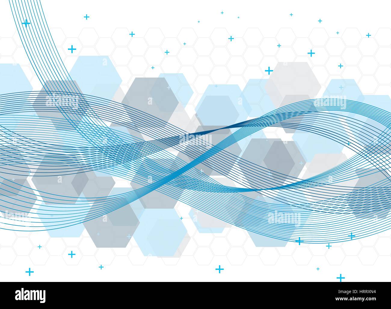 abstract technology vector background with hexagons Stock Vector Image ...