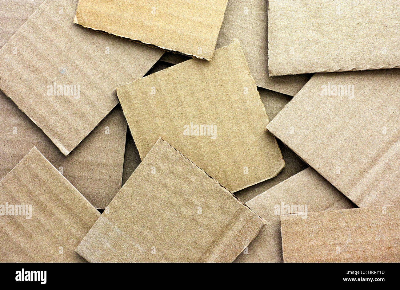Pieces of cardboard. Full frame Stock Photo - Alamy