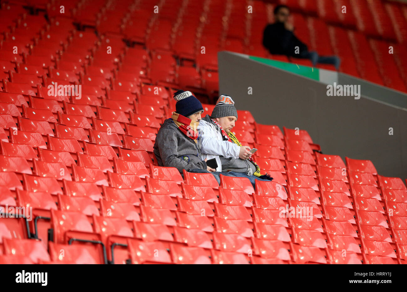 Arsenal fans anfield hi-res stock photography and images - Alamy