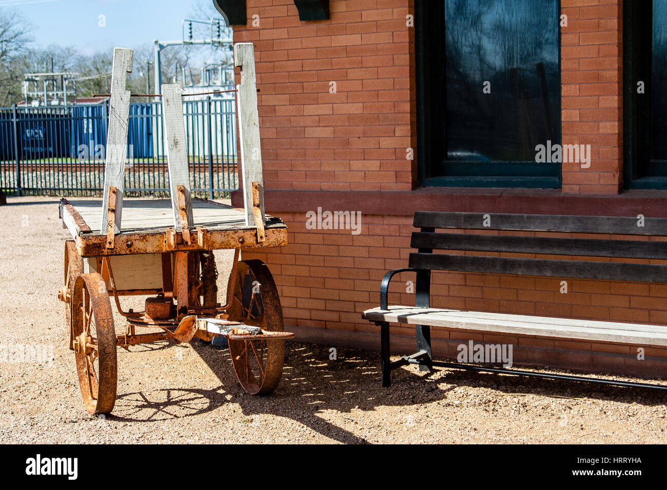 An old rusty cart Stock Photo - Alamy