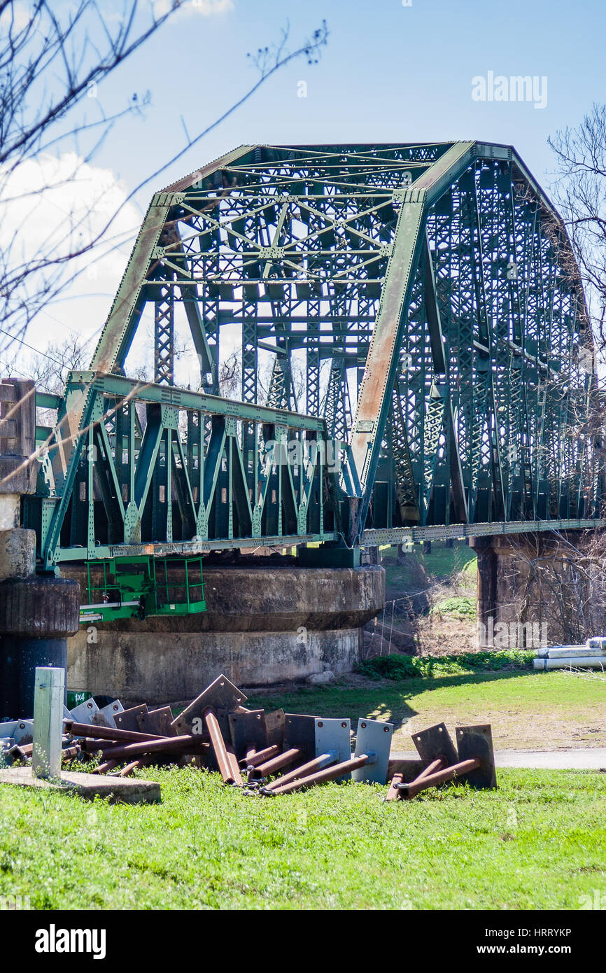 A rusty old bridge Stock Photo - Alamy