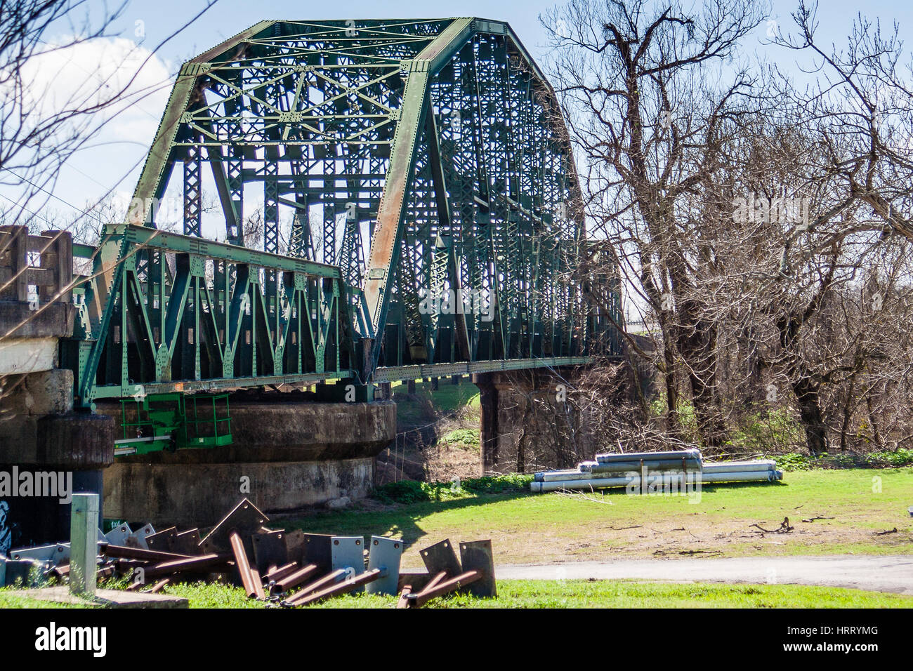 A rusty old bridge Stock Photo - Alamy