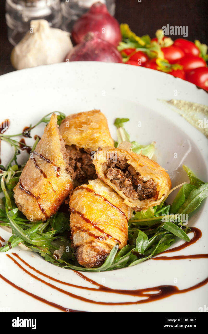 Minced meat fried in frying hi-res stock photography and images - Alamy