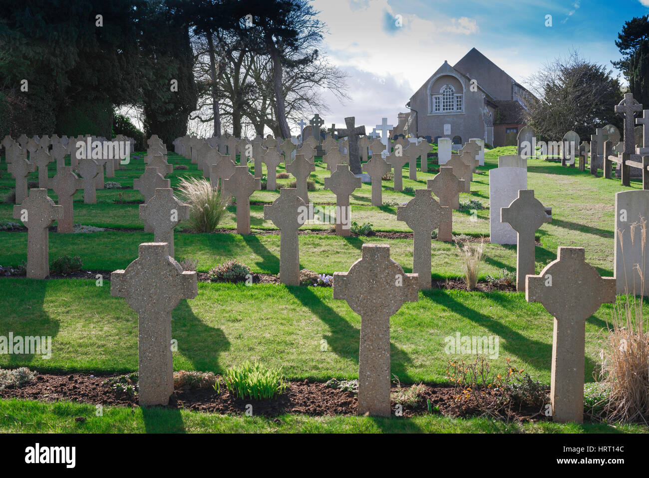 The churchyard at St Mary Shotley contains a naval Commonwealth War ...