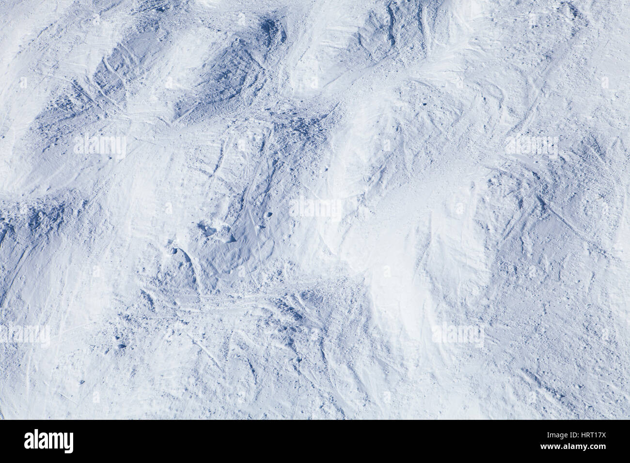 Looking down on a ski slope from above Stock Photo - Alamy