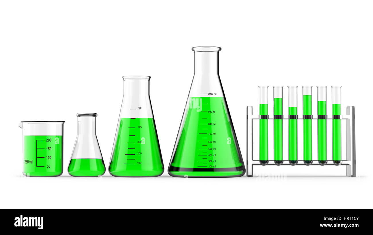 Laboratory research illustration Cut Out Stock Images & Pictures - Alamy