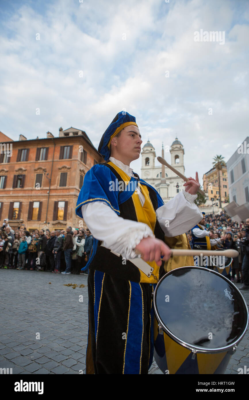 The parade Renaissance held in central Rome, at the ninth edition of ...