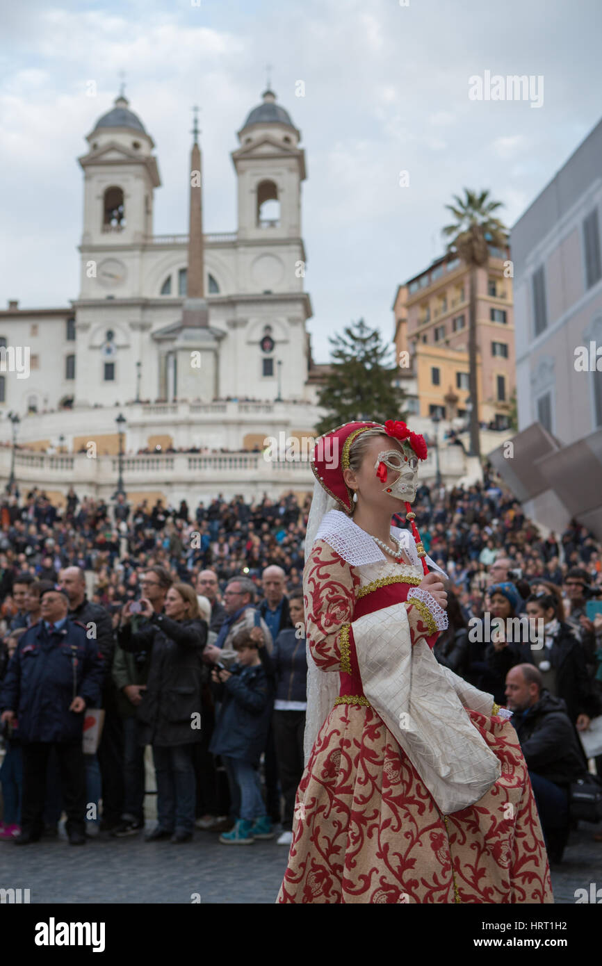 The parade Renaissance held in central Rome, at the ninth edition of ...