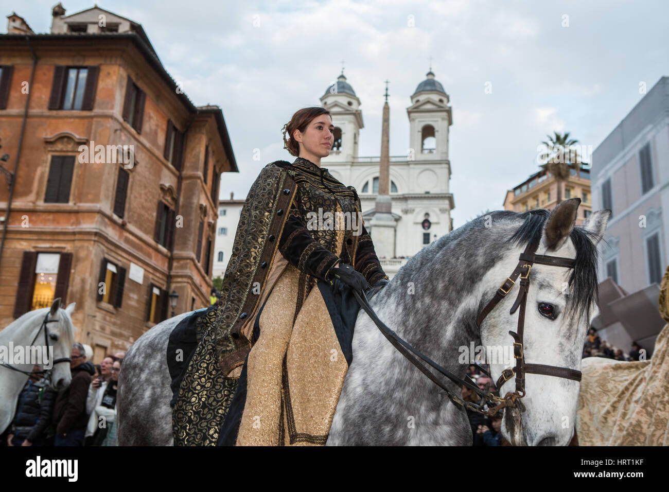 The parade Renaissance held in central Rome, at the ninth edition of ...