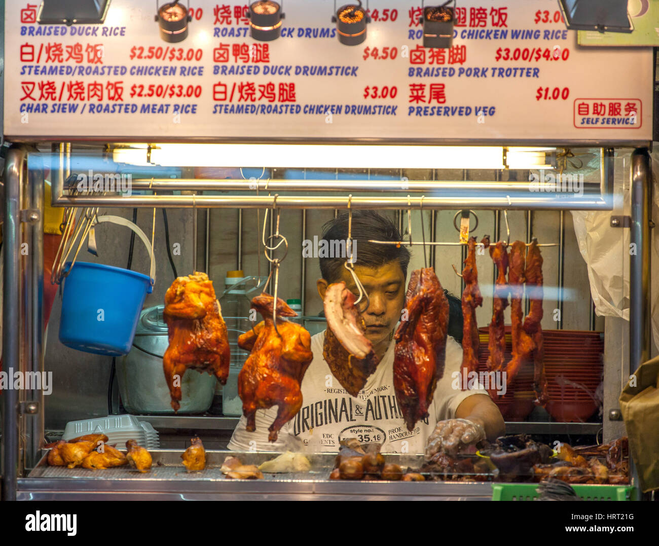 fried chicken, eating stalls, Indian fast foods, district Little India ...