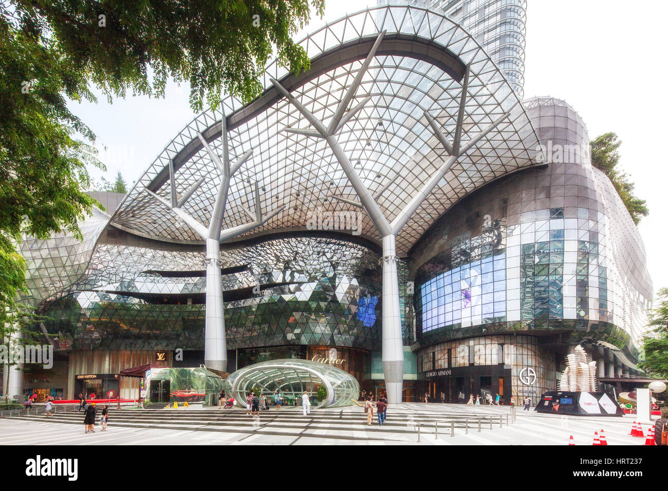 Access to the rapid transit MRI before the Ion Orchard shopping center ...