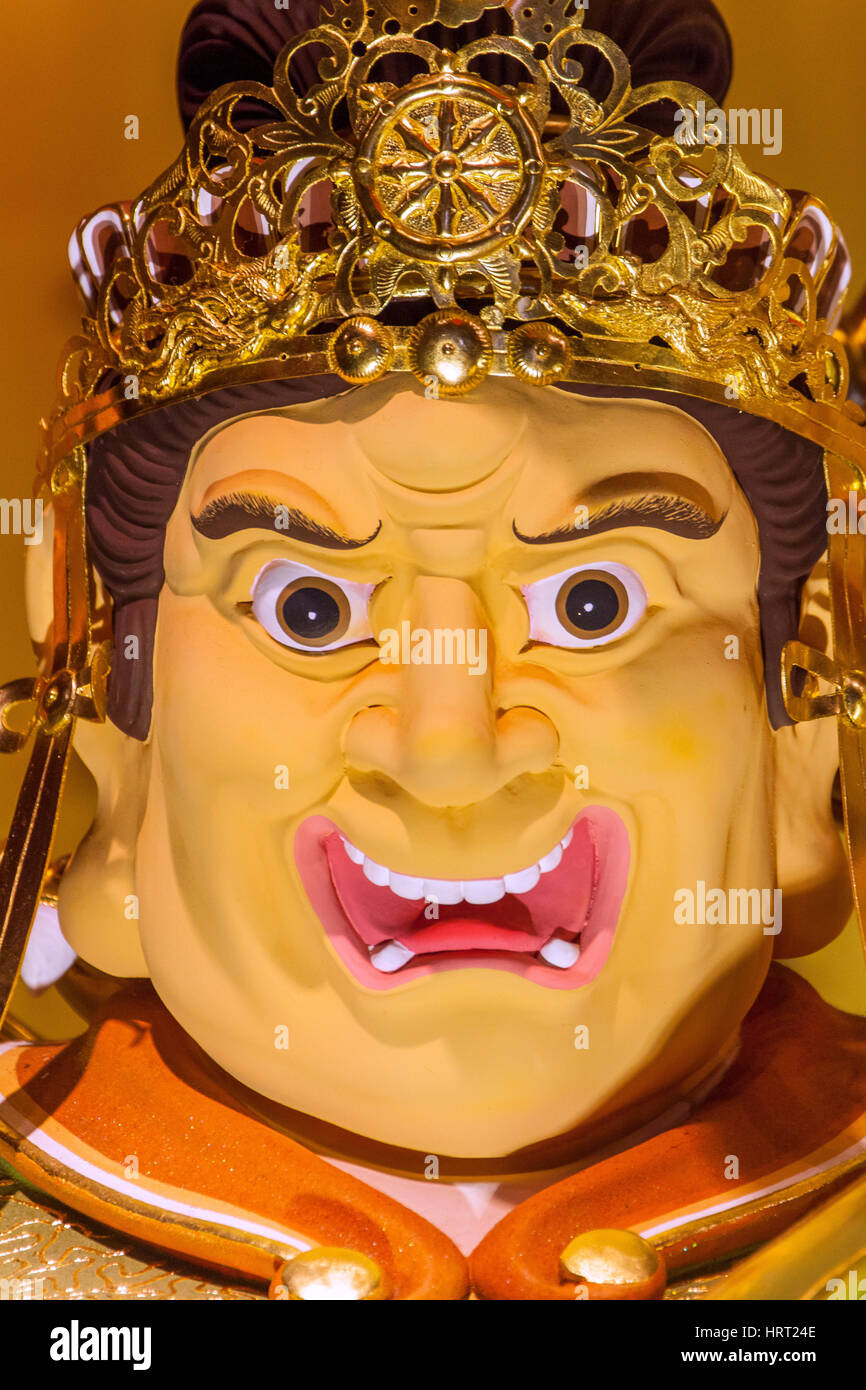 Statues in the Buddha Tooth Relic Temple, Buddha Tooth Relic Temple ...