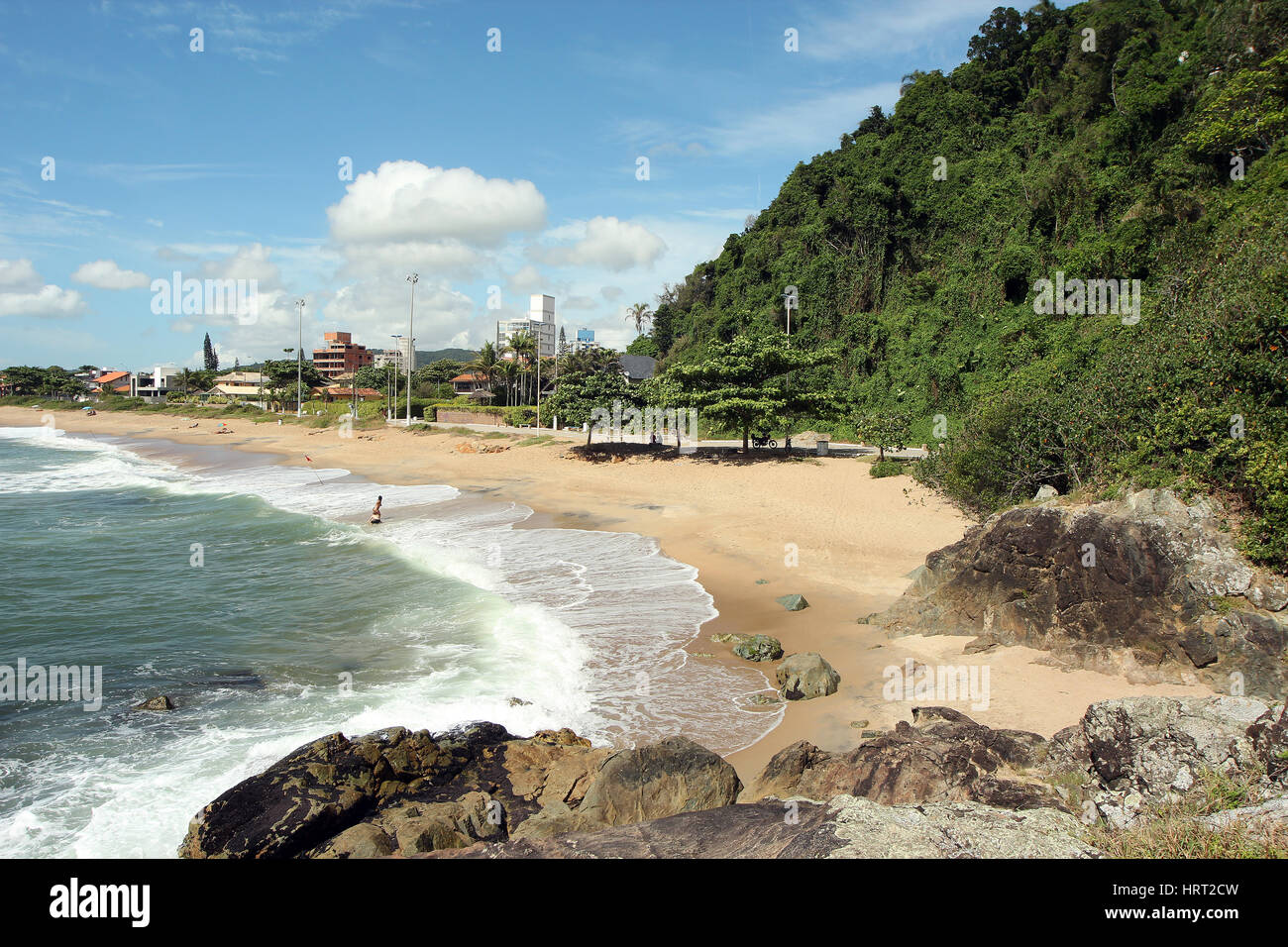 Beautiful beach in southern Brazil Stock Photo - Alamy