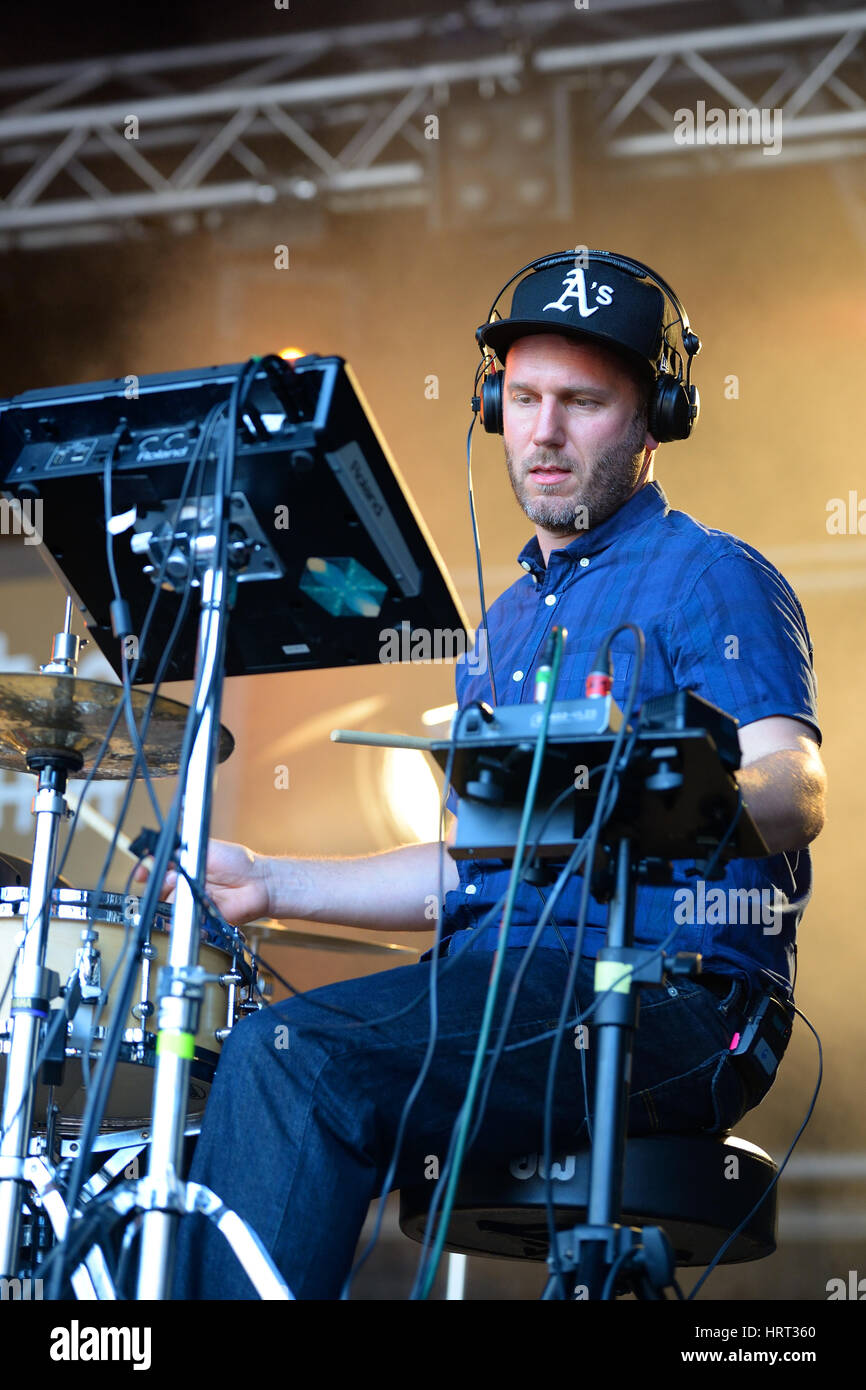BARCELONA - JUN 13: Bonobo (musician, producer and DJ) performance at ...