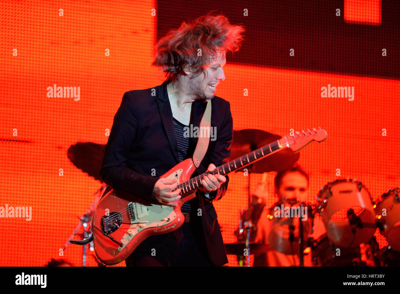 MADRID - SEP 13: The guitarist of Beck (legendary musician, singer and ...
