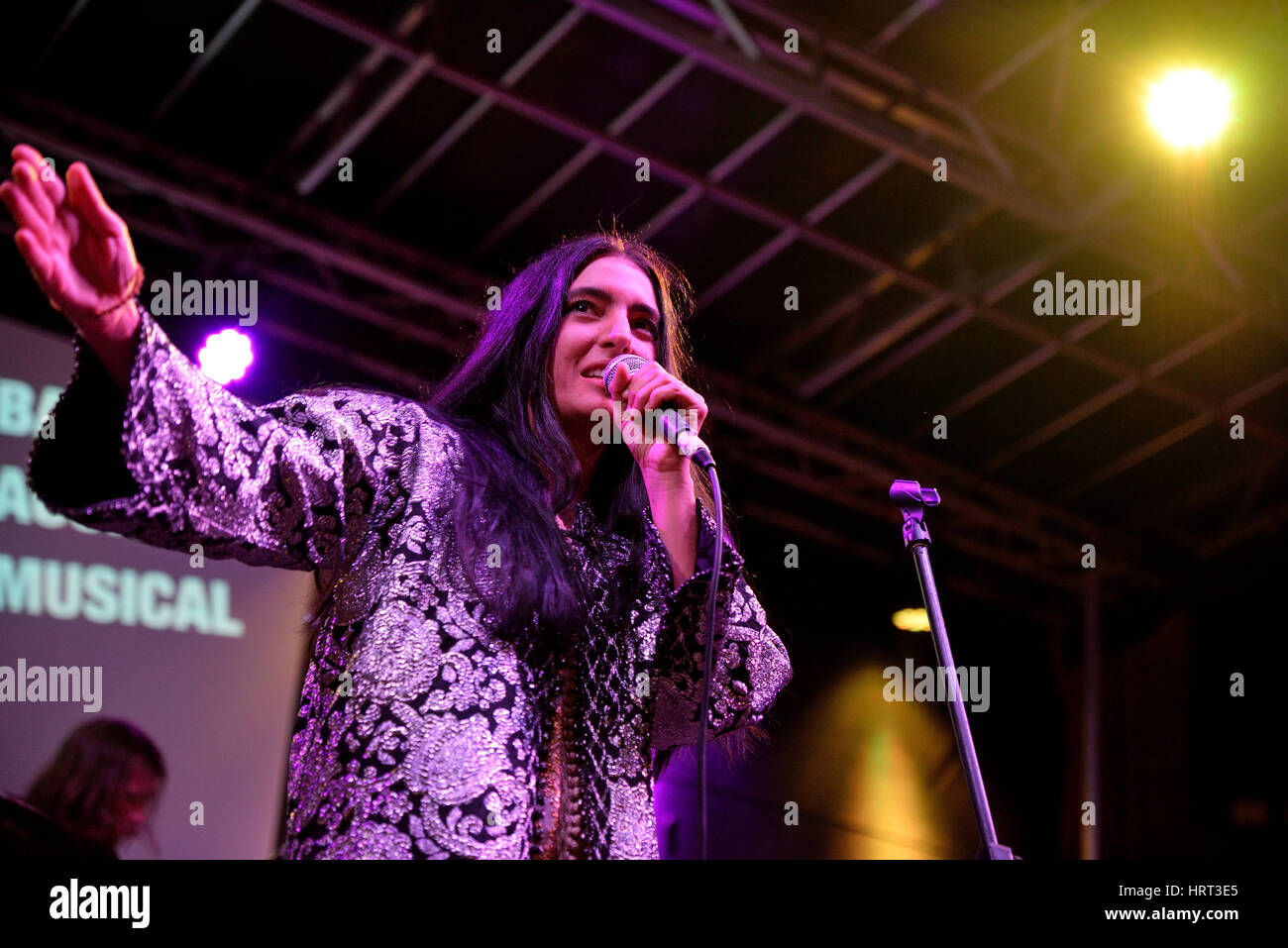 BARCELONA - SEP 23: Mariam the Believer (music band solo project of ...