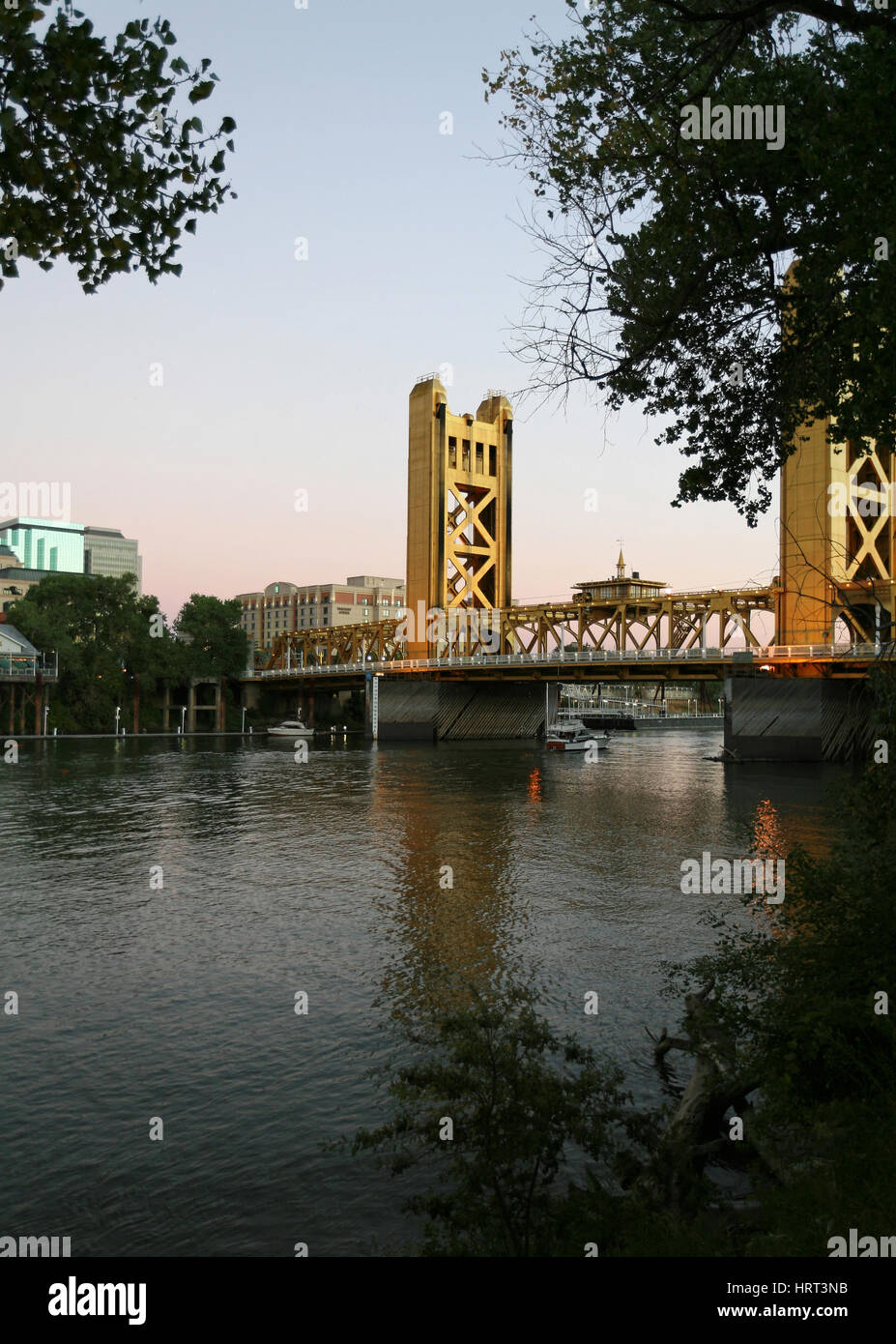 Tower Bridge Sacramento California Stock Photo - Alamy