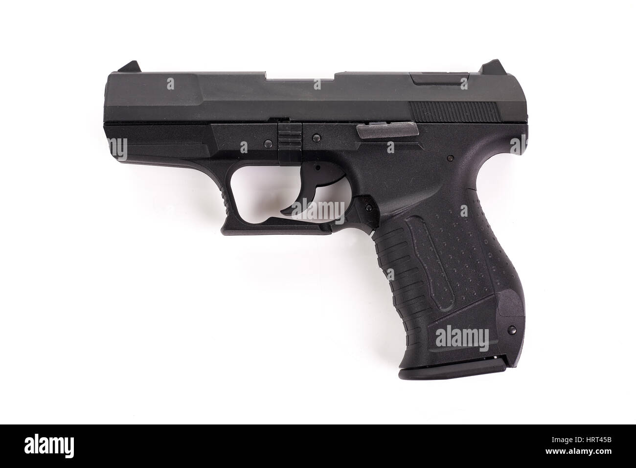 Close up 9mm gun Cut Out Stock Images & Pictures - Alamy