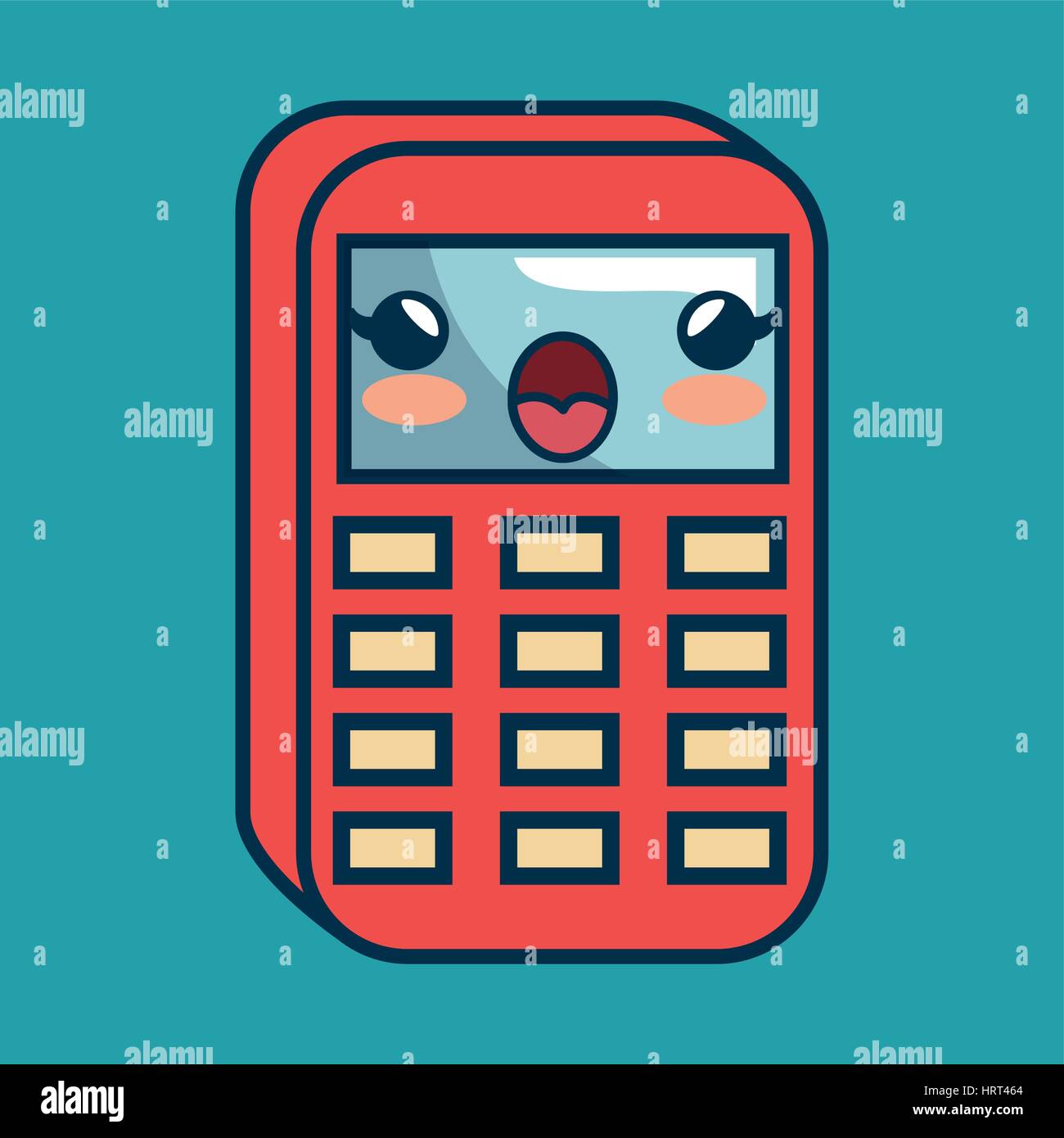 calculator math character handmade drawn Stock Vector Image & Art - Alamy