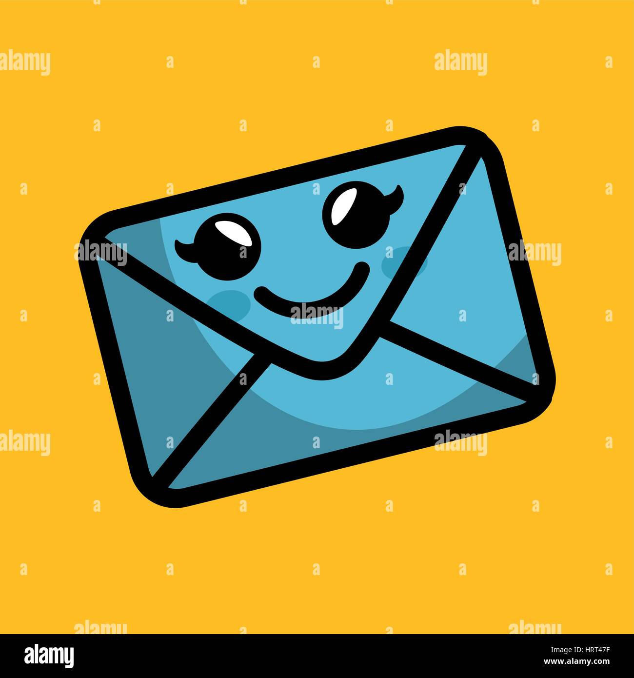 envelope comic character icon Stock Vector Image & Art - Alamy