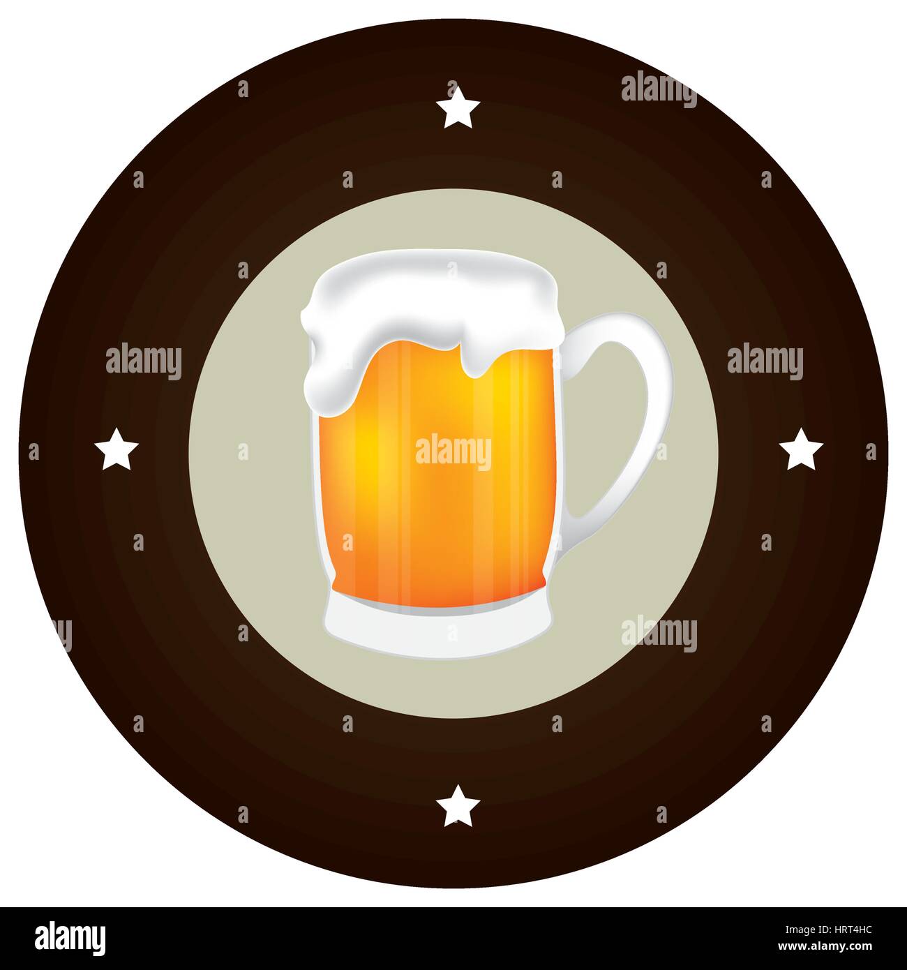 fresh beer drink icon Stock Vector Image & Art - Alamy