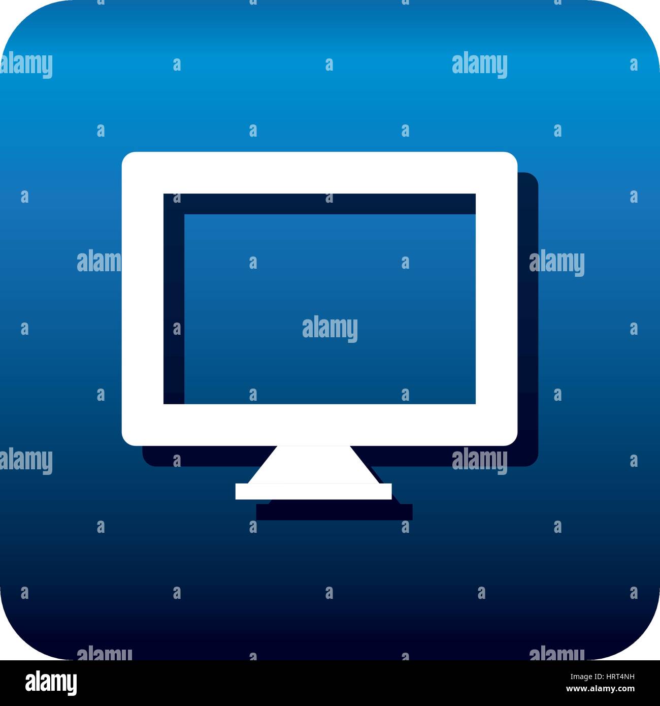 monitor desktop computer icon Stock Vector Image & Art - Alamy