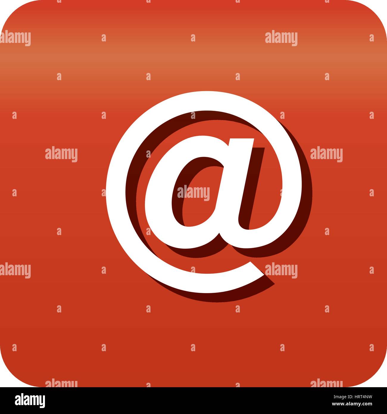 arroba symbol isolated icon Stock Vector Image & Art - Alamy