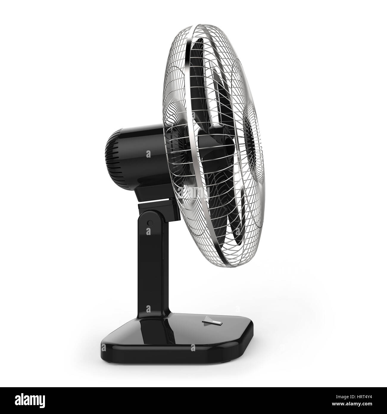 Electric fan isolated on white background 3D rendering Stock Photo - Alamy