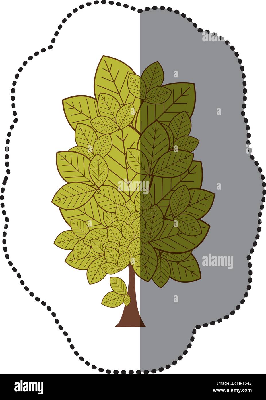 Stylized tree hi-res stock photography and images - Alamy