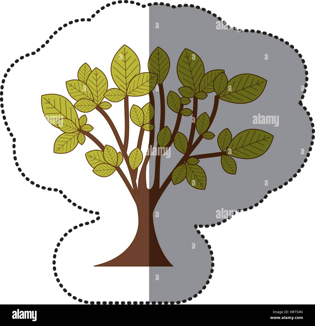 Lime tree colorful Stock Vector Images - Alamy