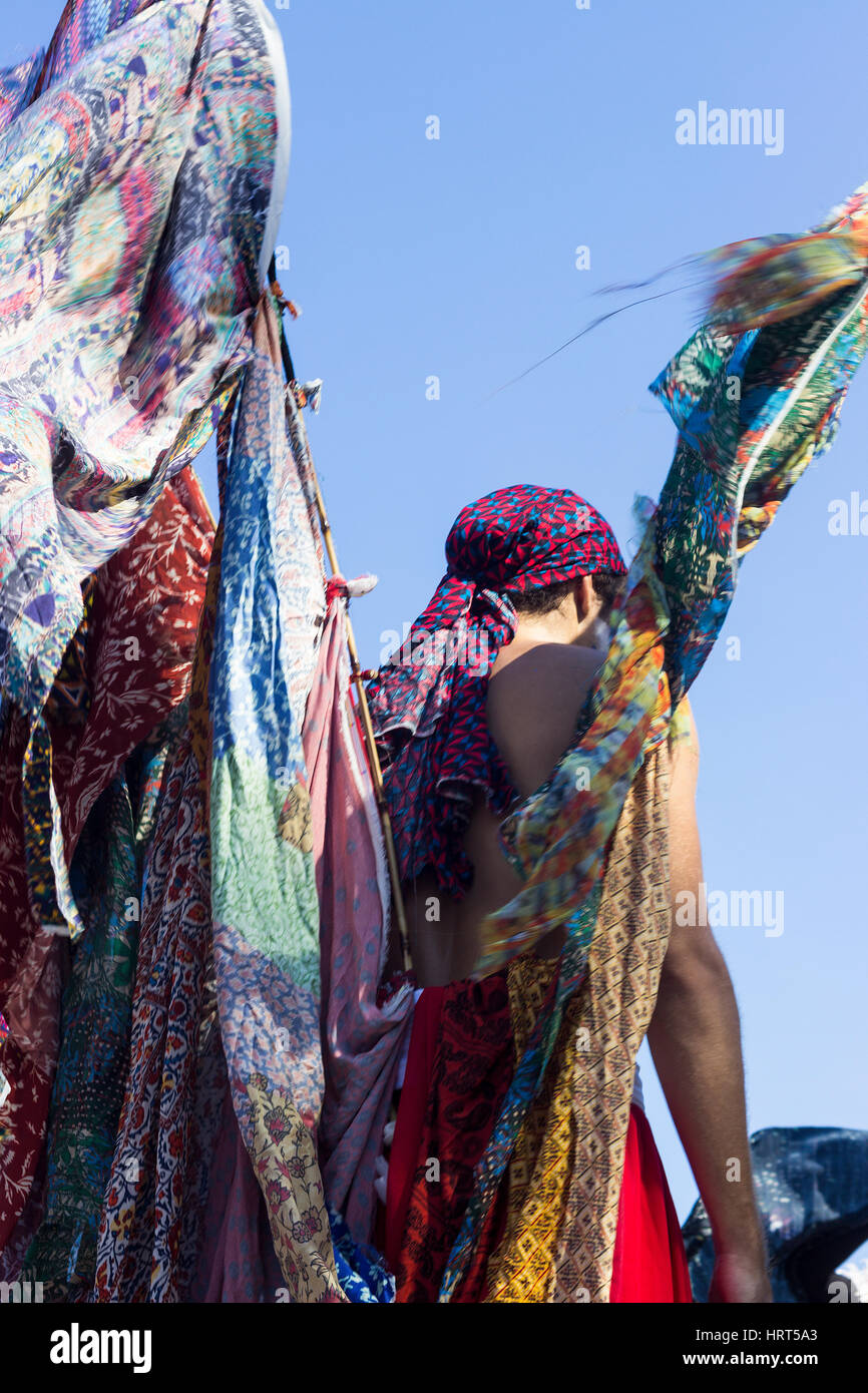 FEBRUARY 9, 2016 - Rio de Janeiro, Brazil - Man in costume during ...