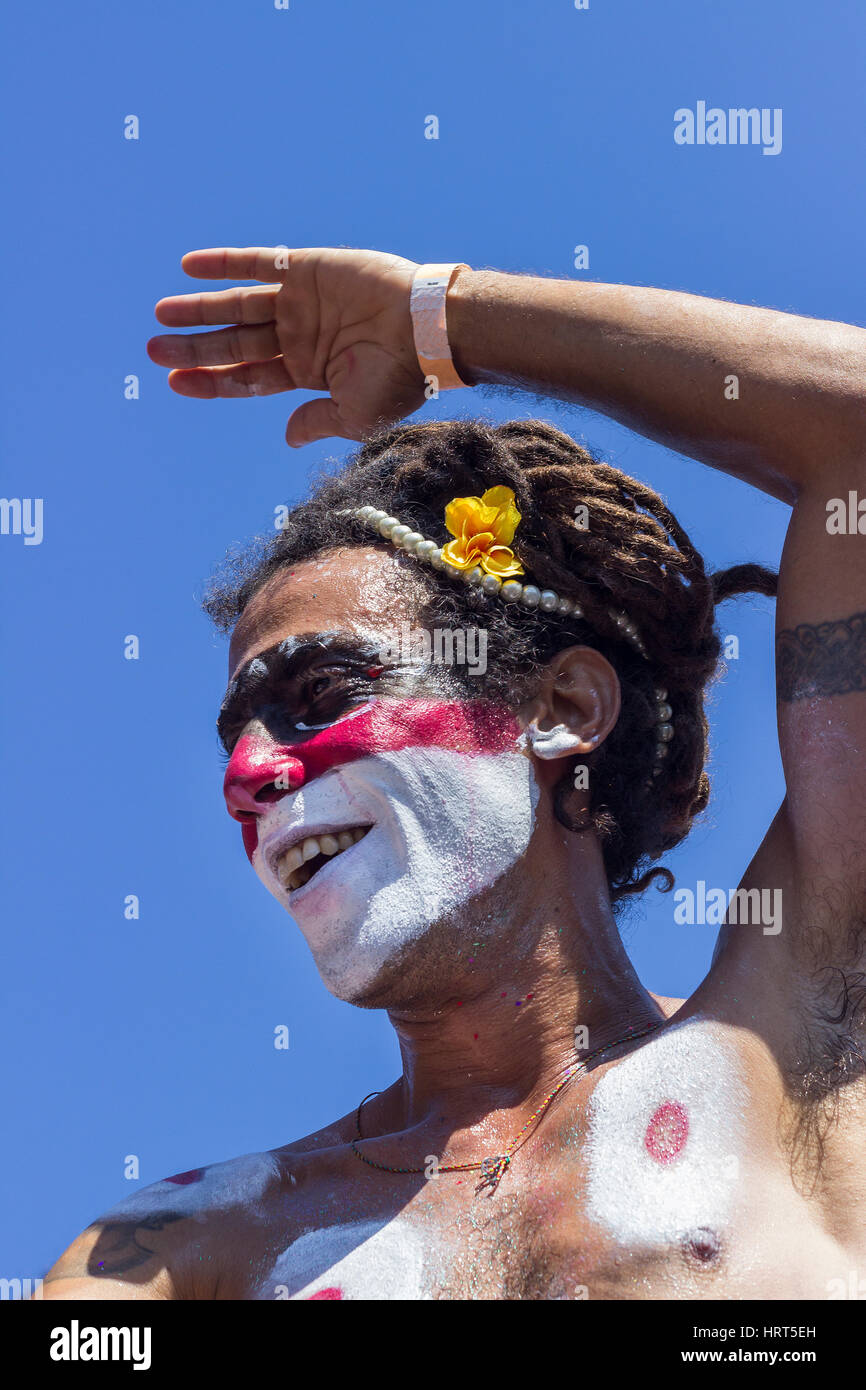 FEBRUARY 9, 2016 - Rio de Janeiro, Brazil - Brazilian man of African ...