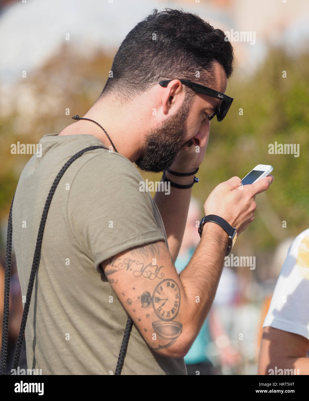 TURKISH MEN IN THE SULTANAHMET AREA NEAR HAGIA SOPHIA ISTANBUL TURKEY ...