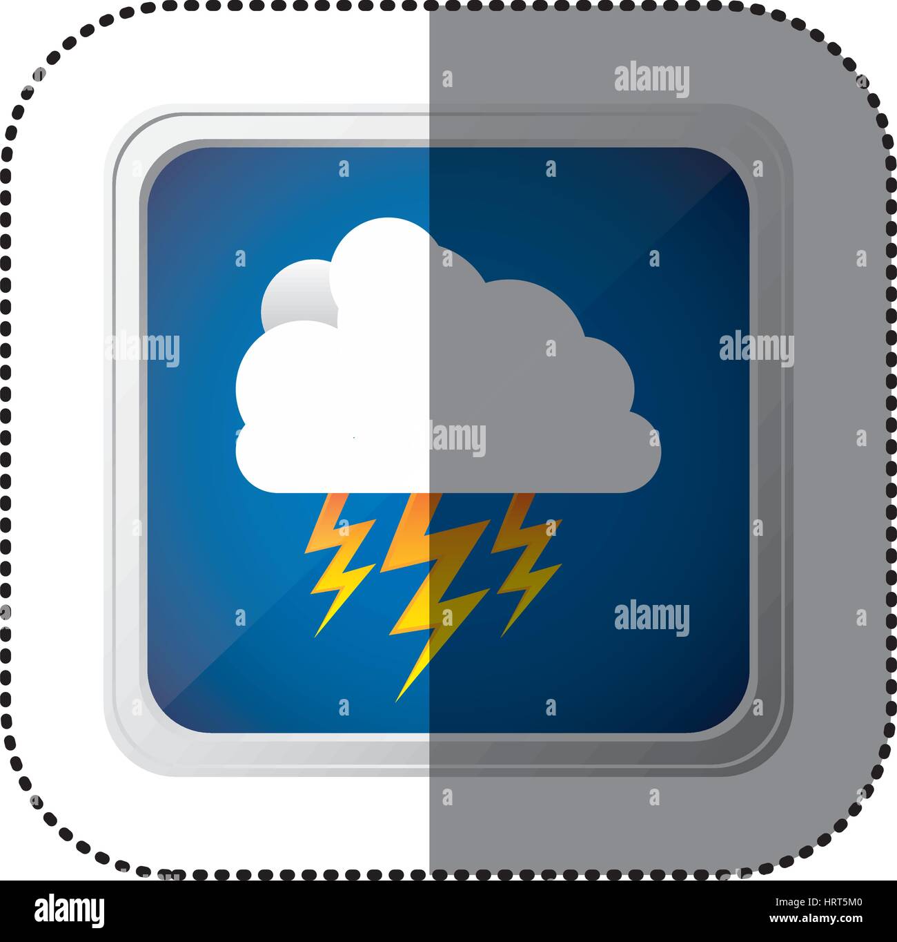 symbol cloud ray icon Stock Vector Image & Art - Alamy