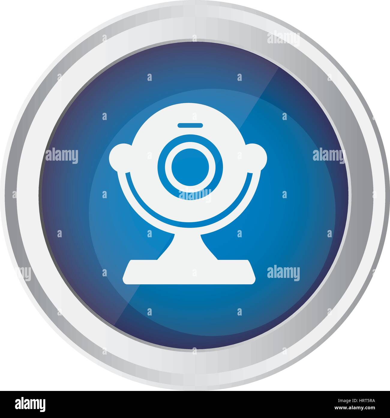 blue emblem computer camera icon Stock Vector Image & Art - Alamy