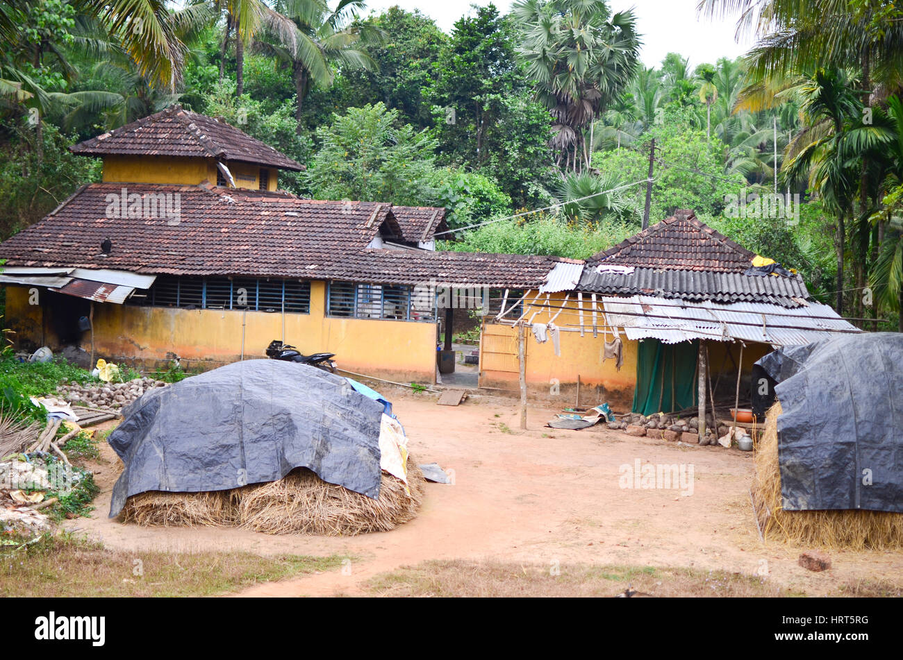 Beautiful landscape of rural India. Scene captured during travel by ...