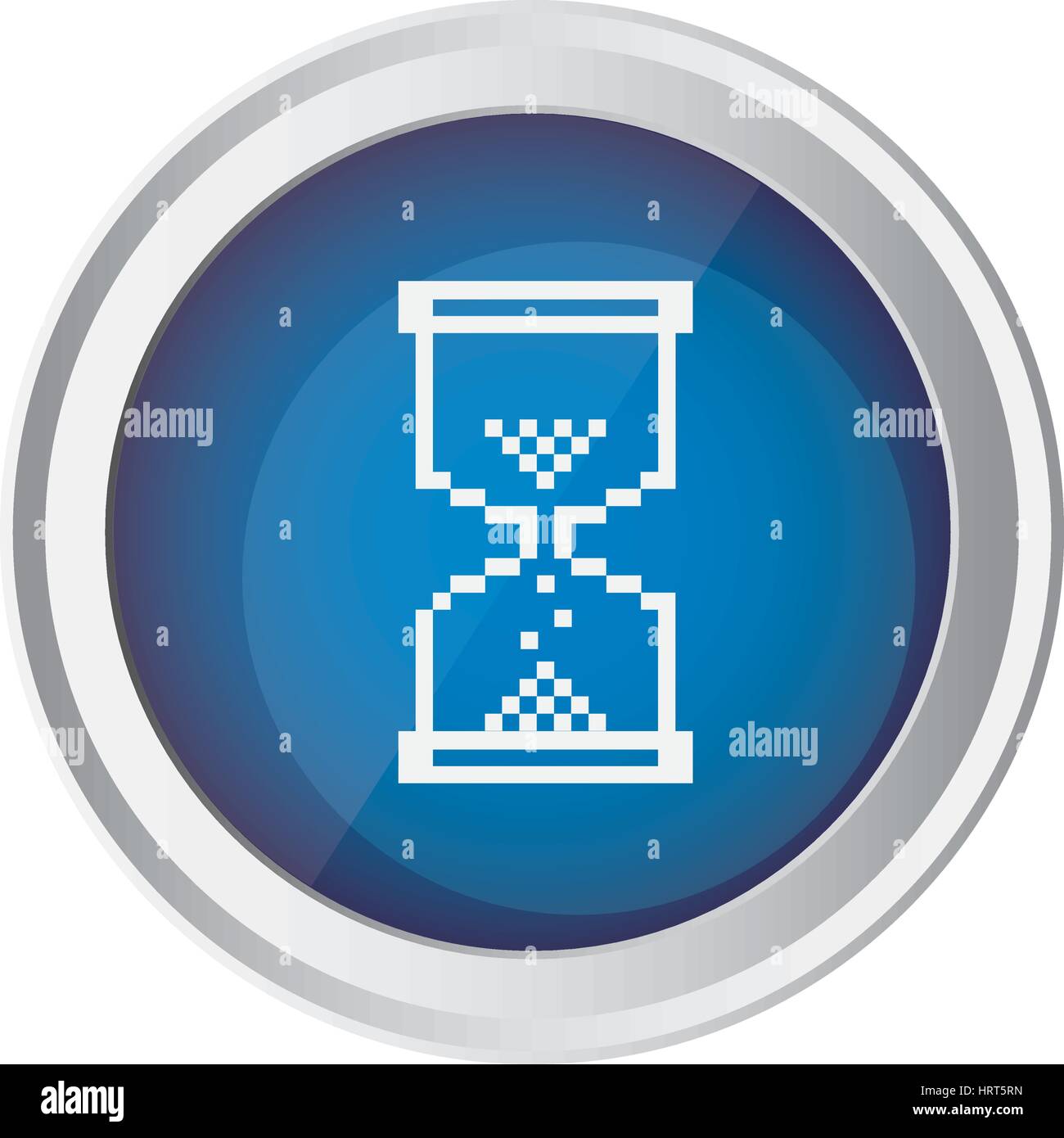 blue emblem mouse hourglass cursor icon Stock Vector Image & Art - Alamy